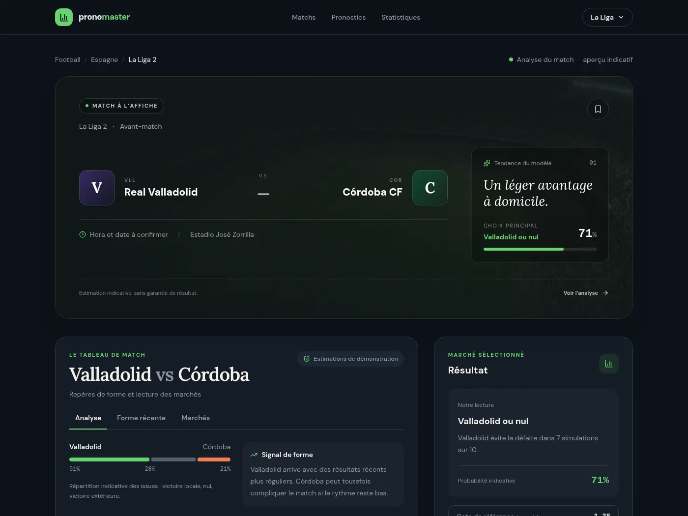 PronoMaster Football Predictions