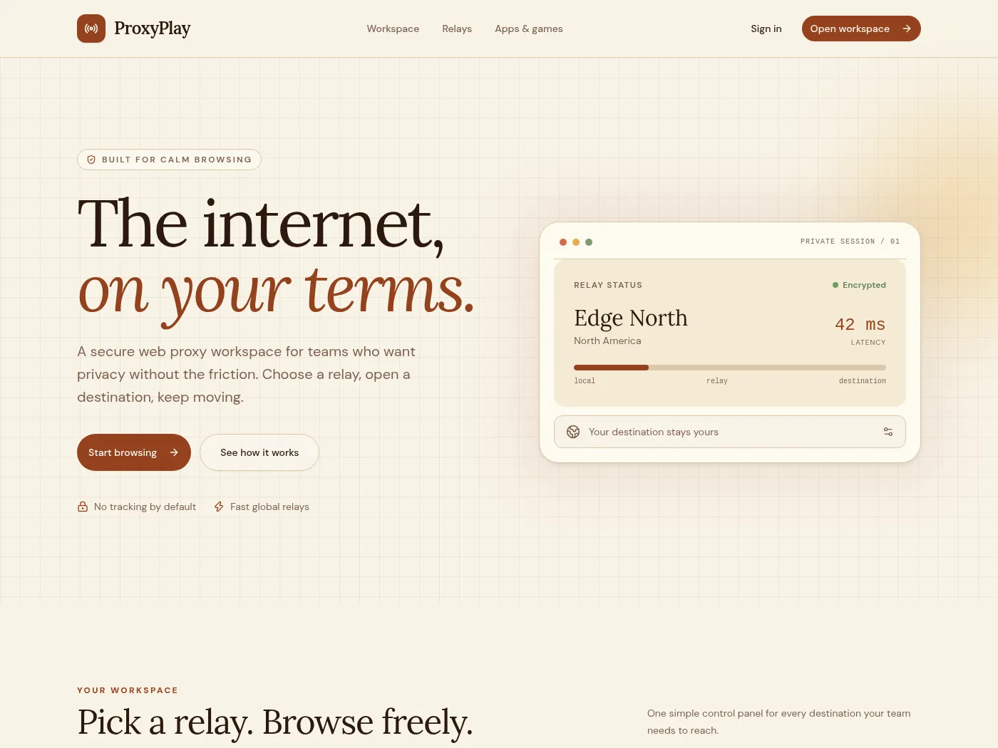 ProxyPlay Dashboard