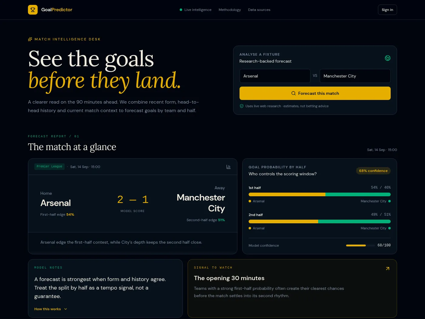 GoalPredictor