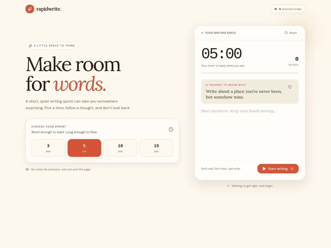 RapidWrite App
