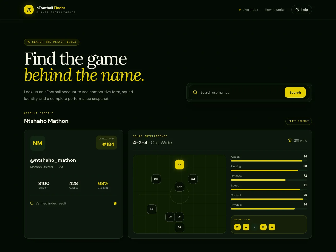 eFootball Player Finder