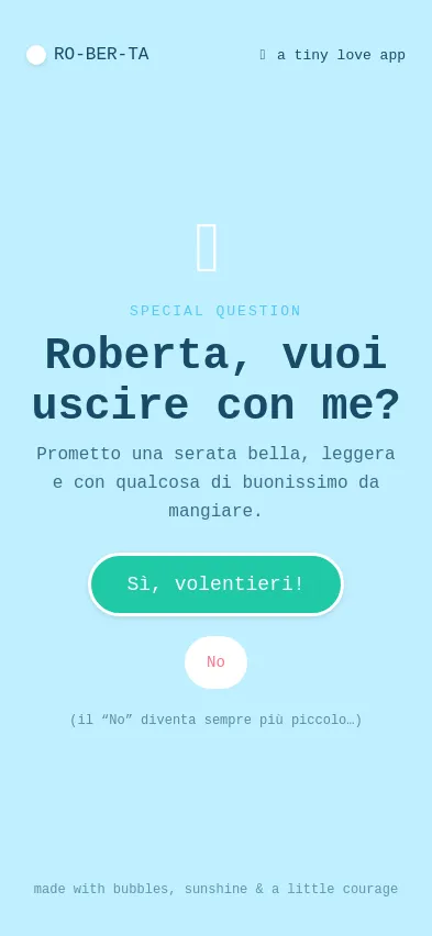 Roberta Date App