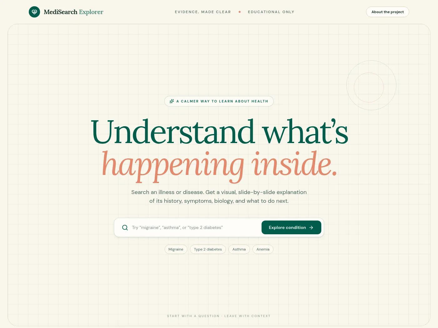MediSearch Explorer