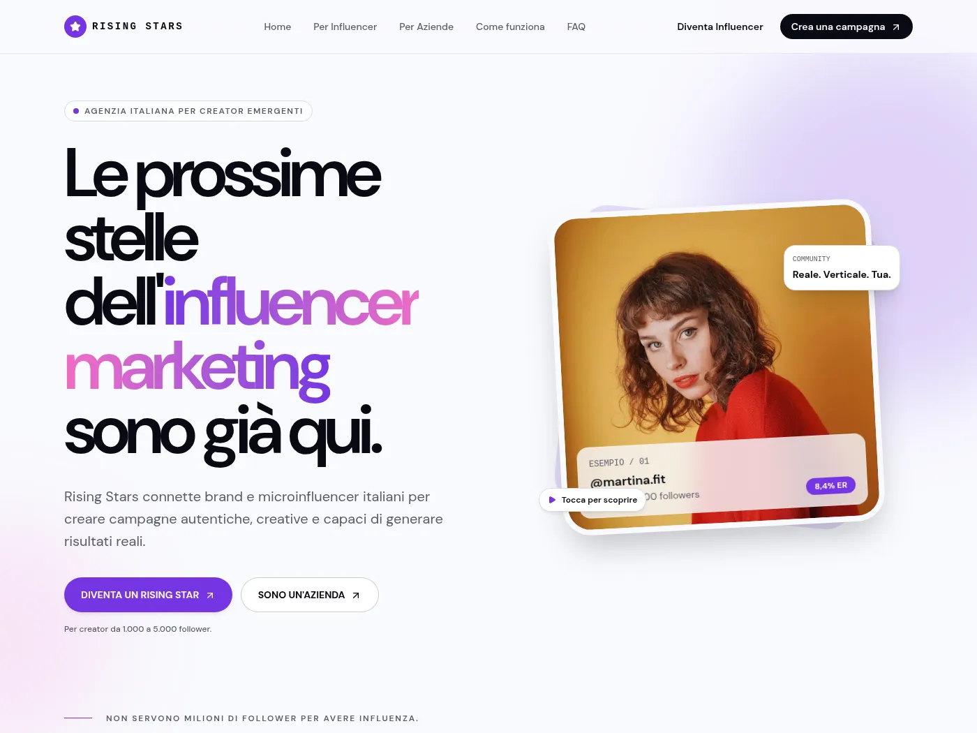 Rising Stars Agency Site