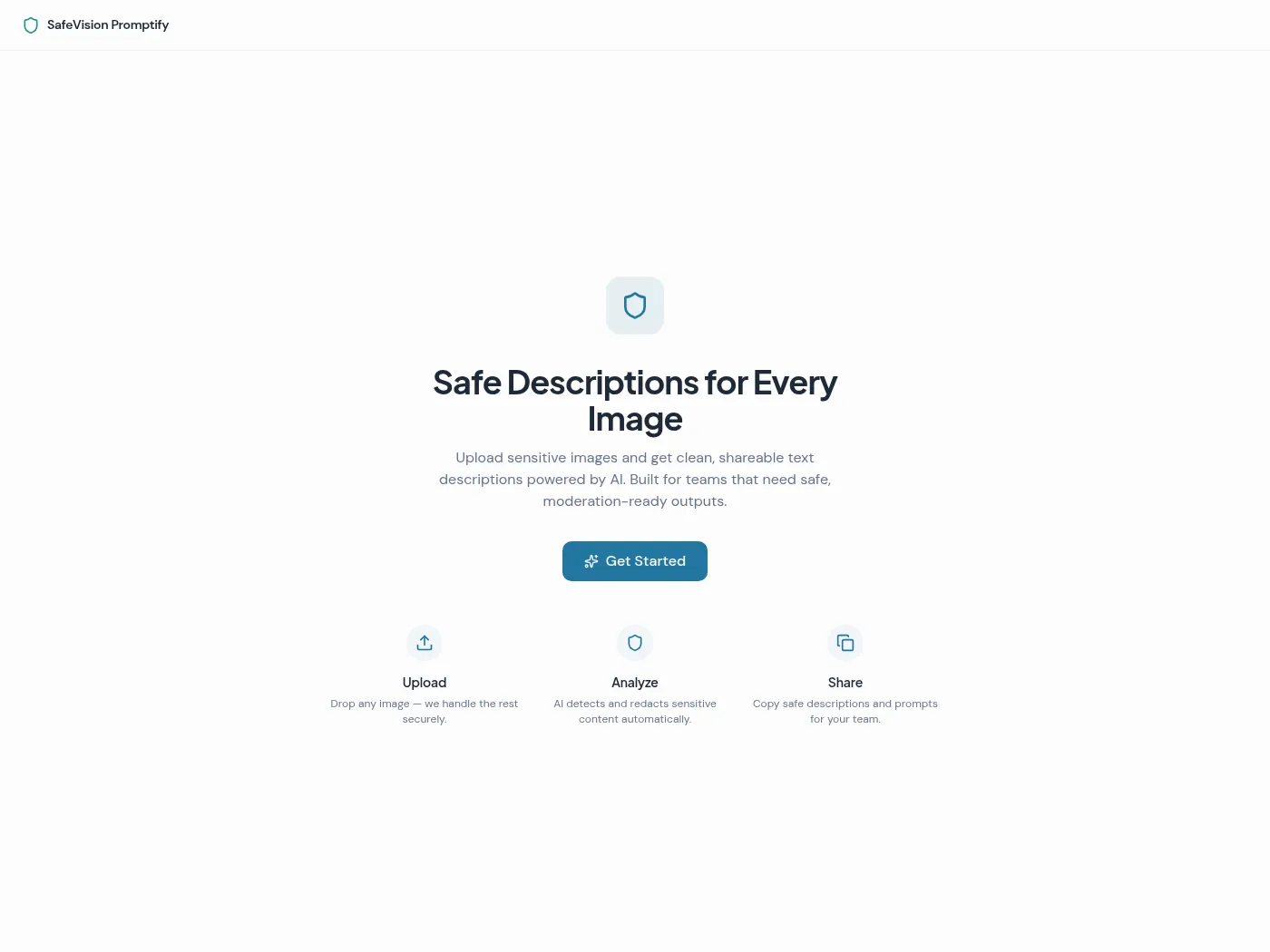 SafeVision Promptify
