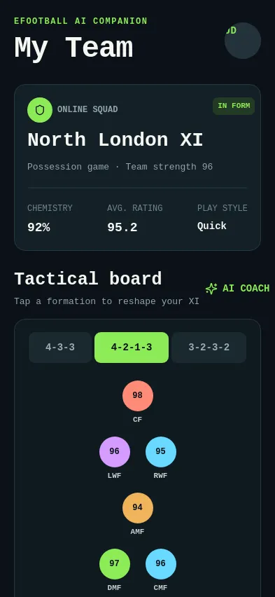 eFootball AI Companion