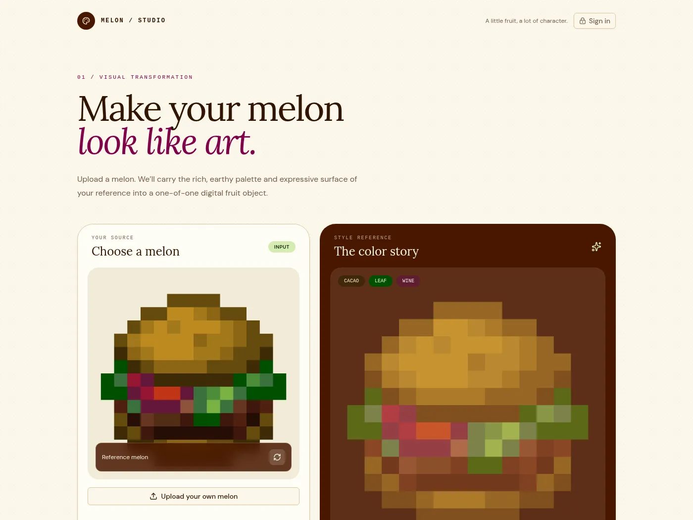Melon Visual Styler