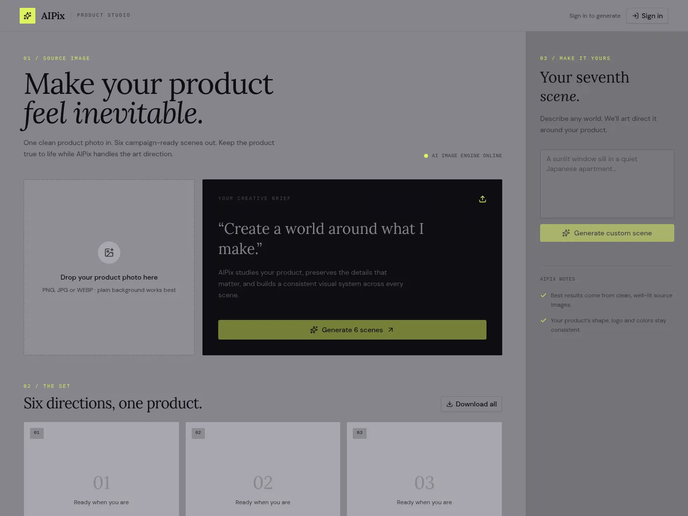 AIPix Product Studio