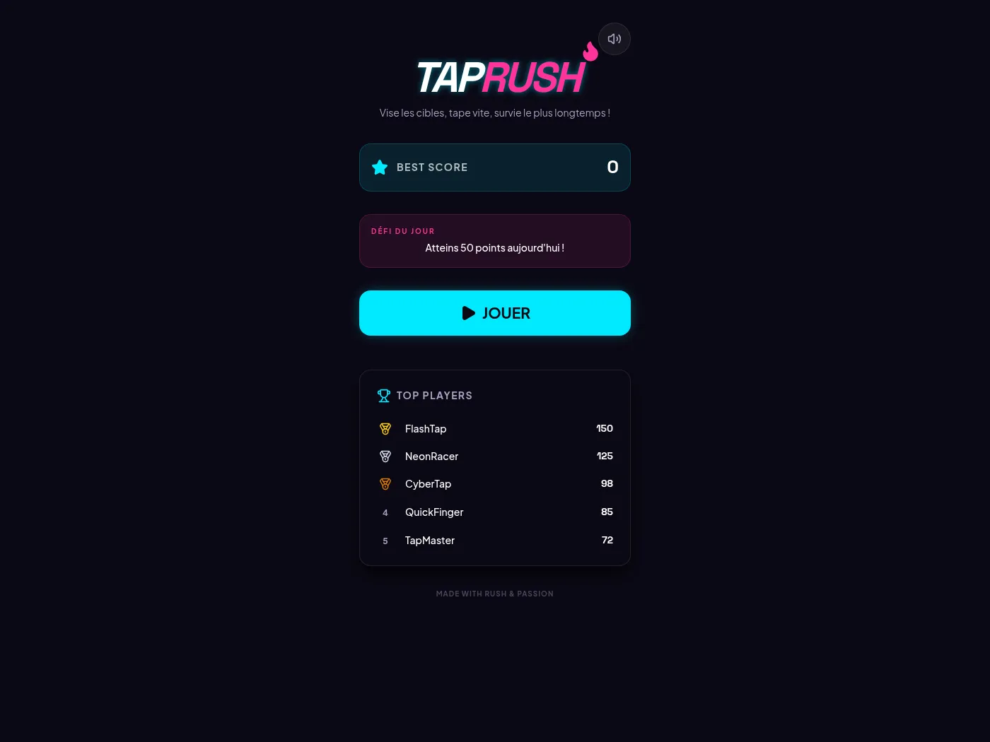 TapRush Arcade