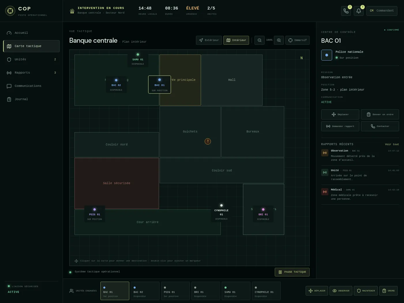 COP Interactive Tactical Map