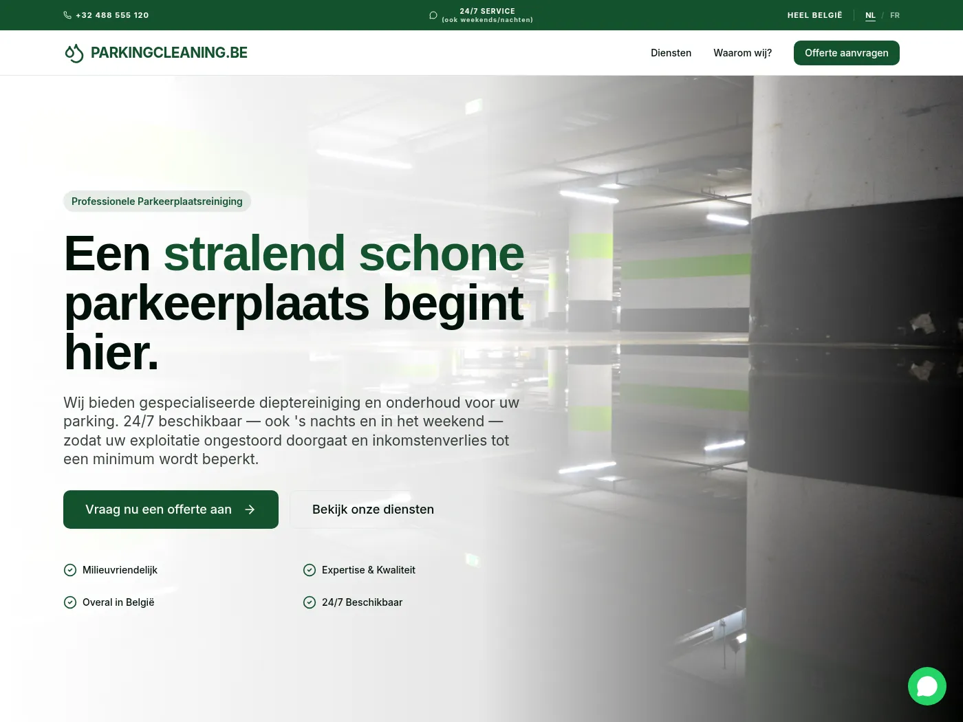 ParkingCleaning Website
