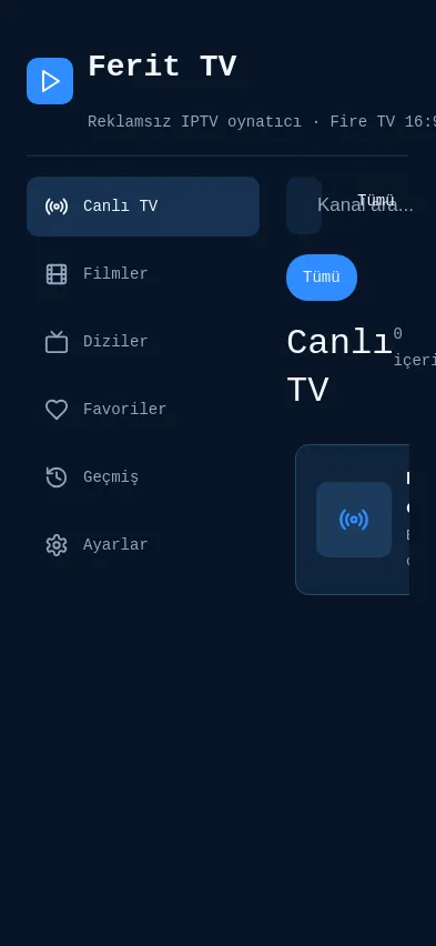 Ferit TV IPTV Player