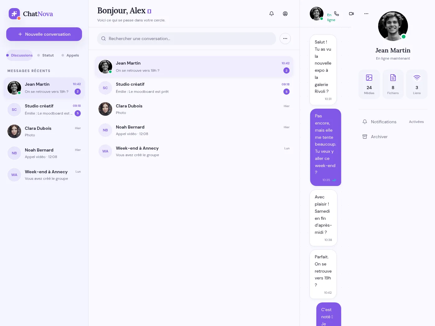ChatNova Messenger