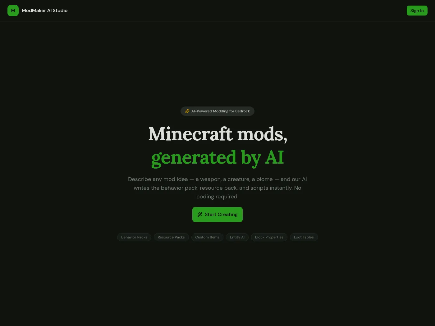 ModMaker AI Studio