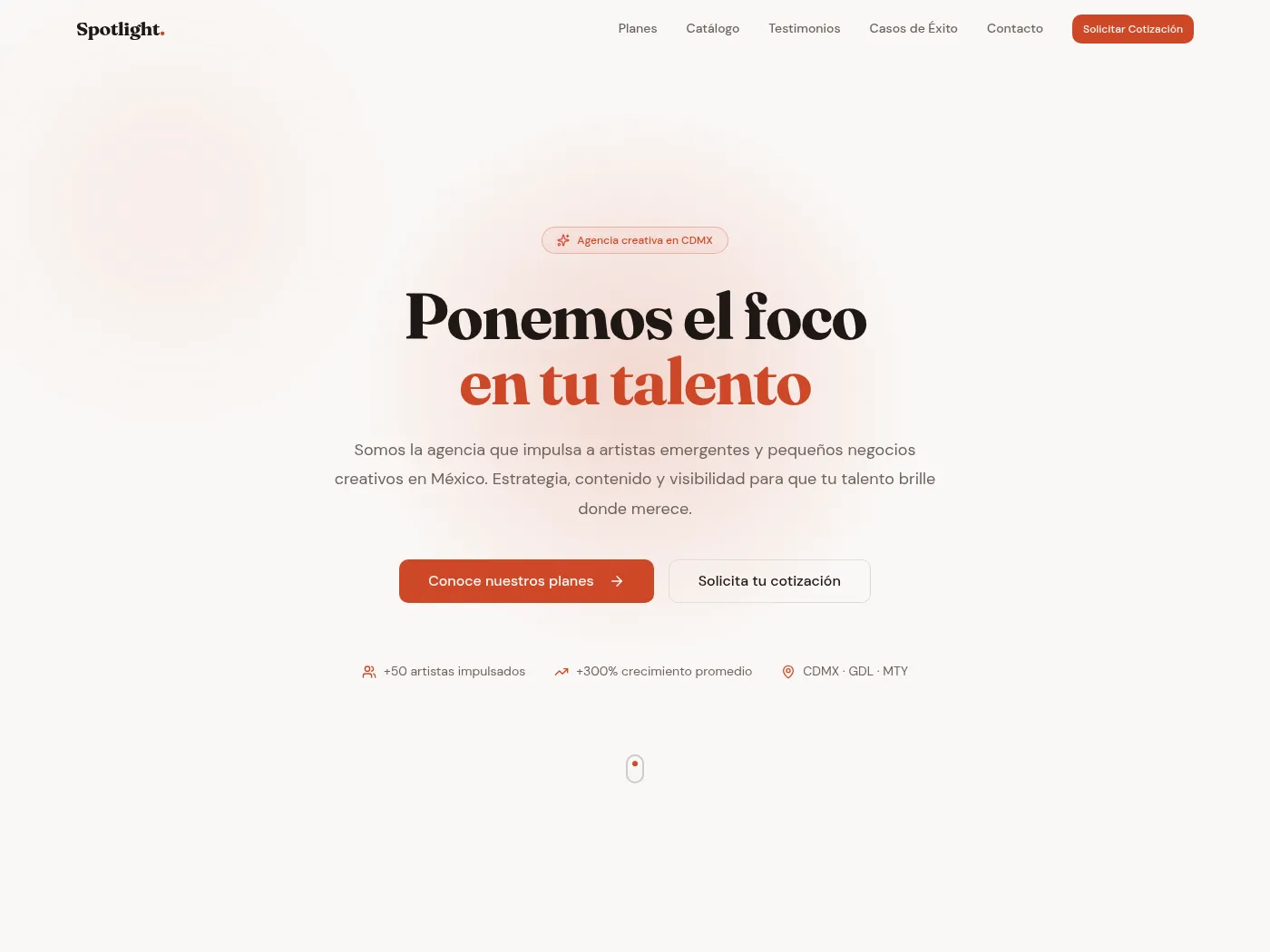 Spotlight Agency Web