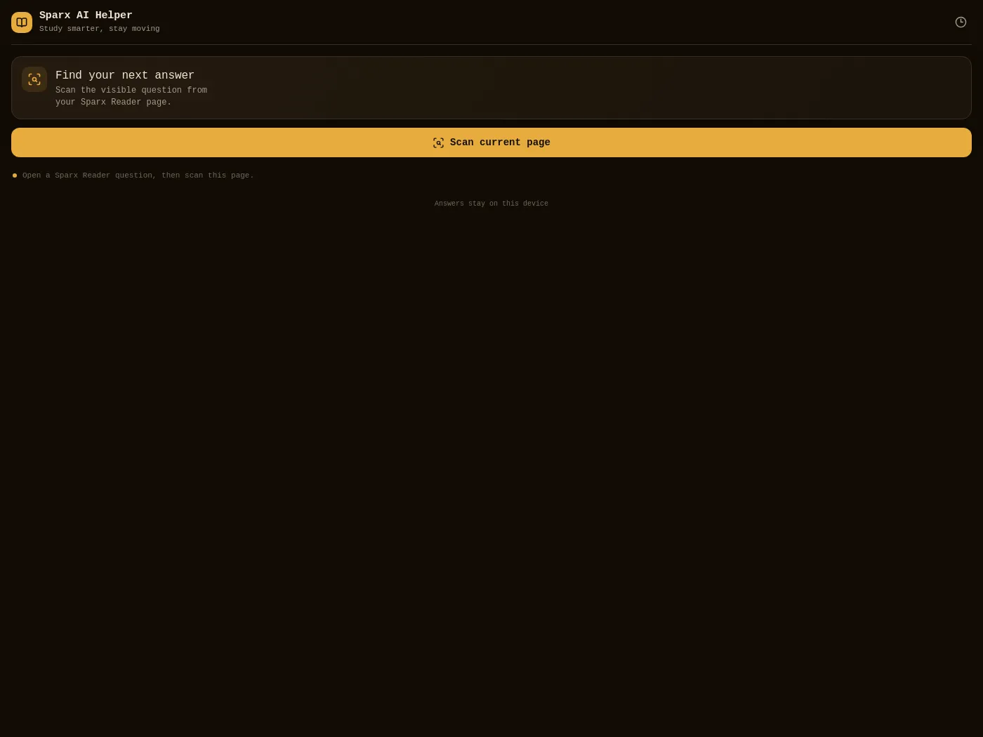 Sparx AI Helper Extension