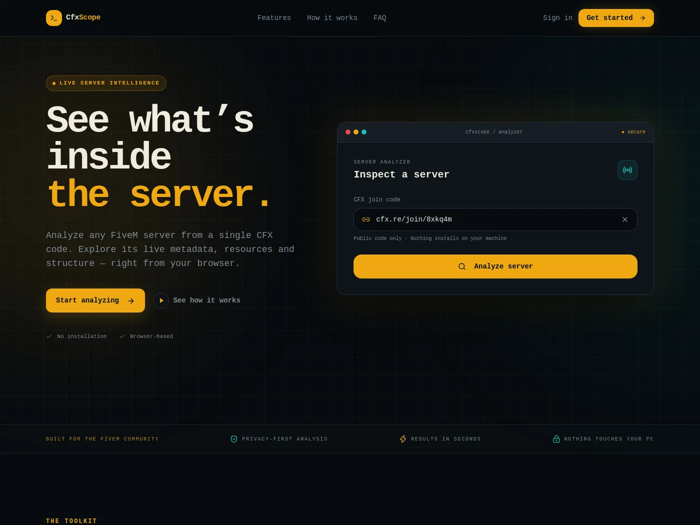 CFX Server Dumper