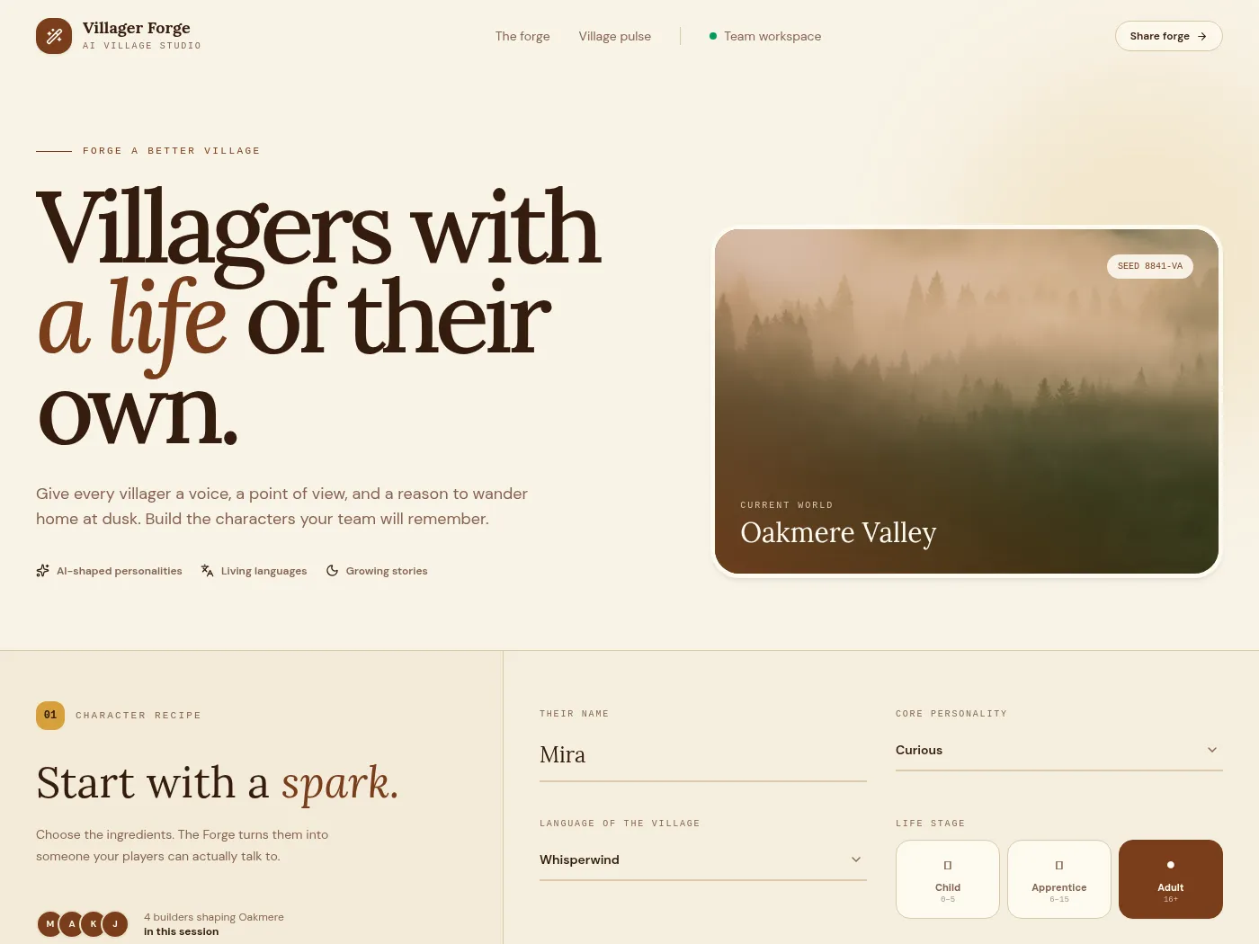 AI Villager Forge