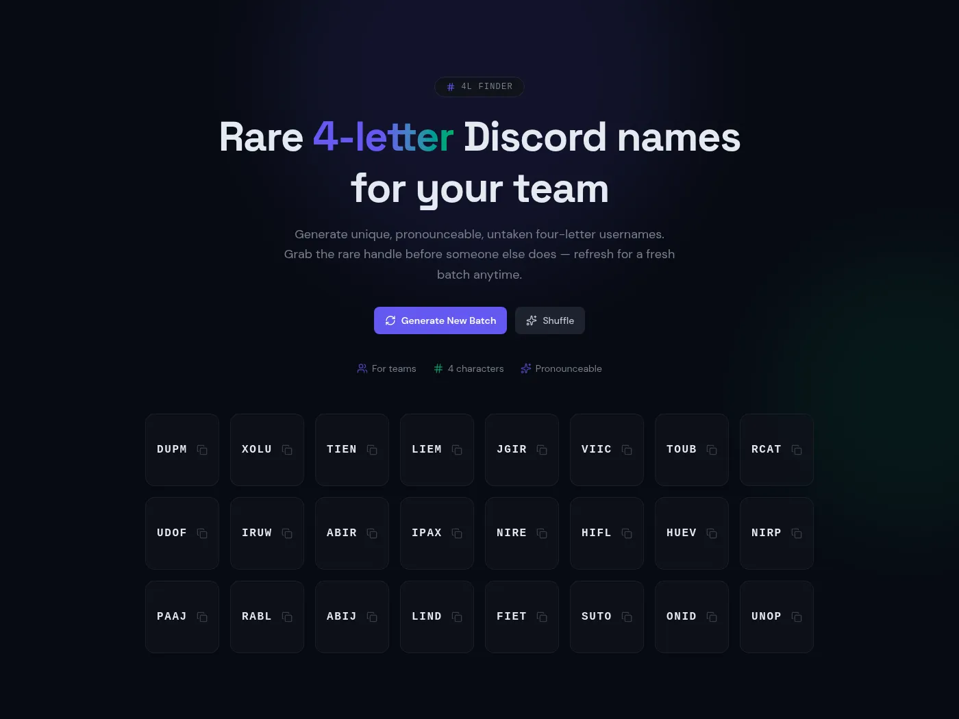 Discord 4L Finder