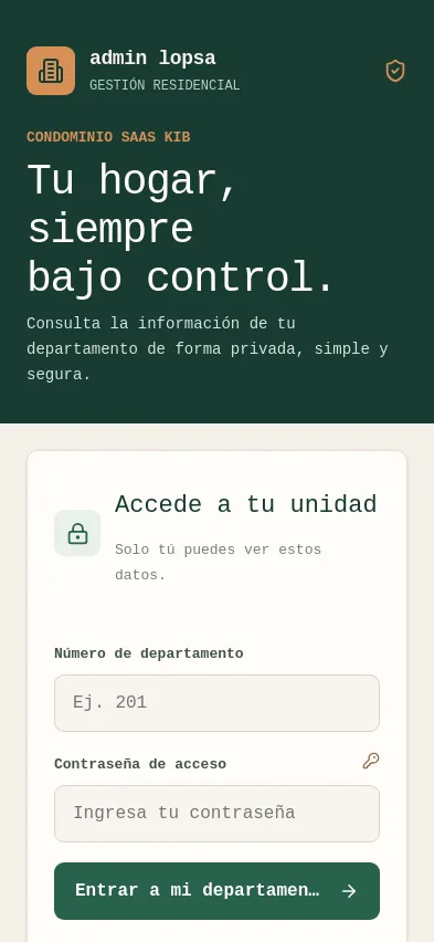 Admin Lopsa Condo App
