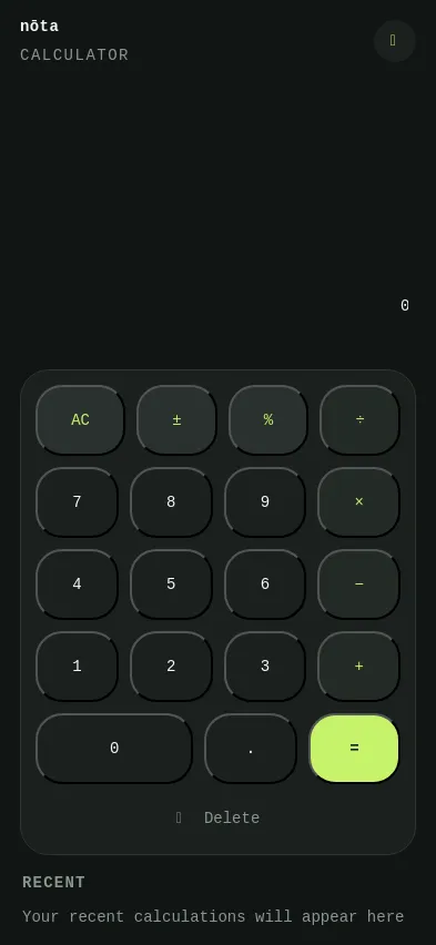 Modern Android Calculator