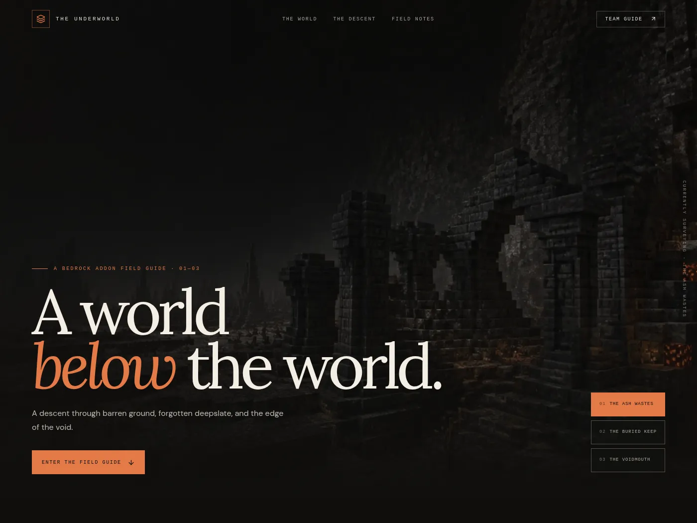 Underworld Minecraft Addon