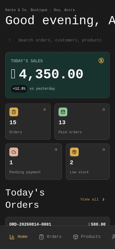 OrderFlow Ghana