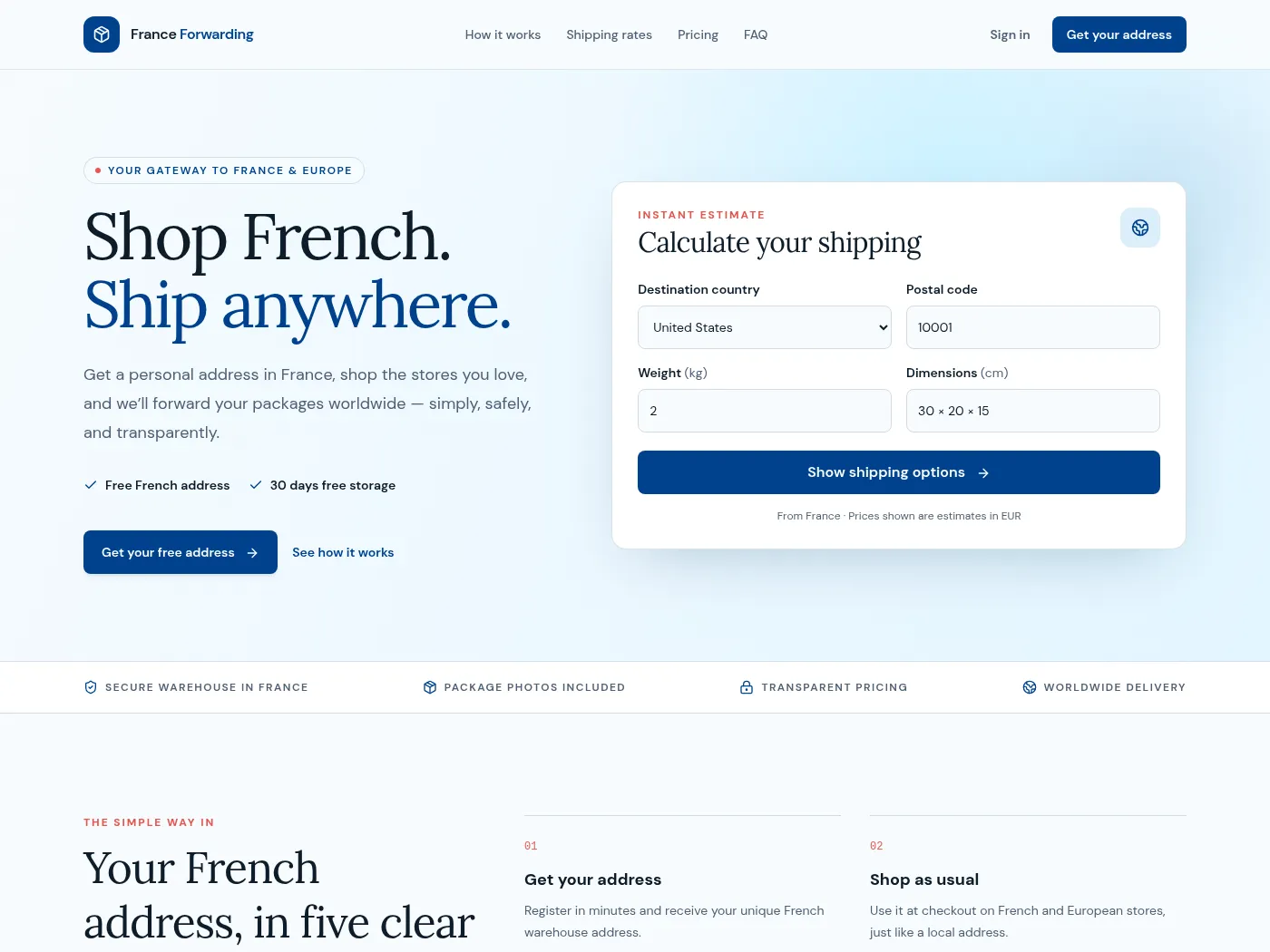 France Forwarding Hub