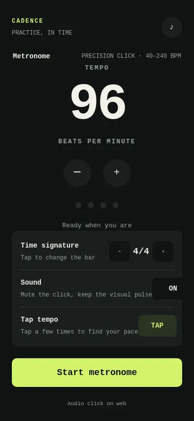 TuneMaster Metronome & Tuner