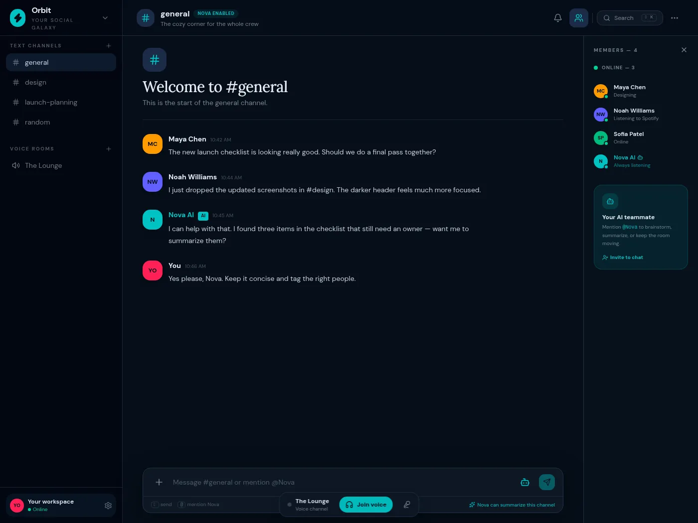 AI Discord Clone
