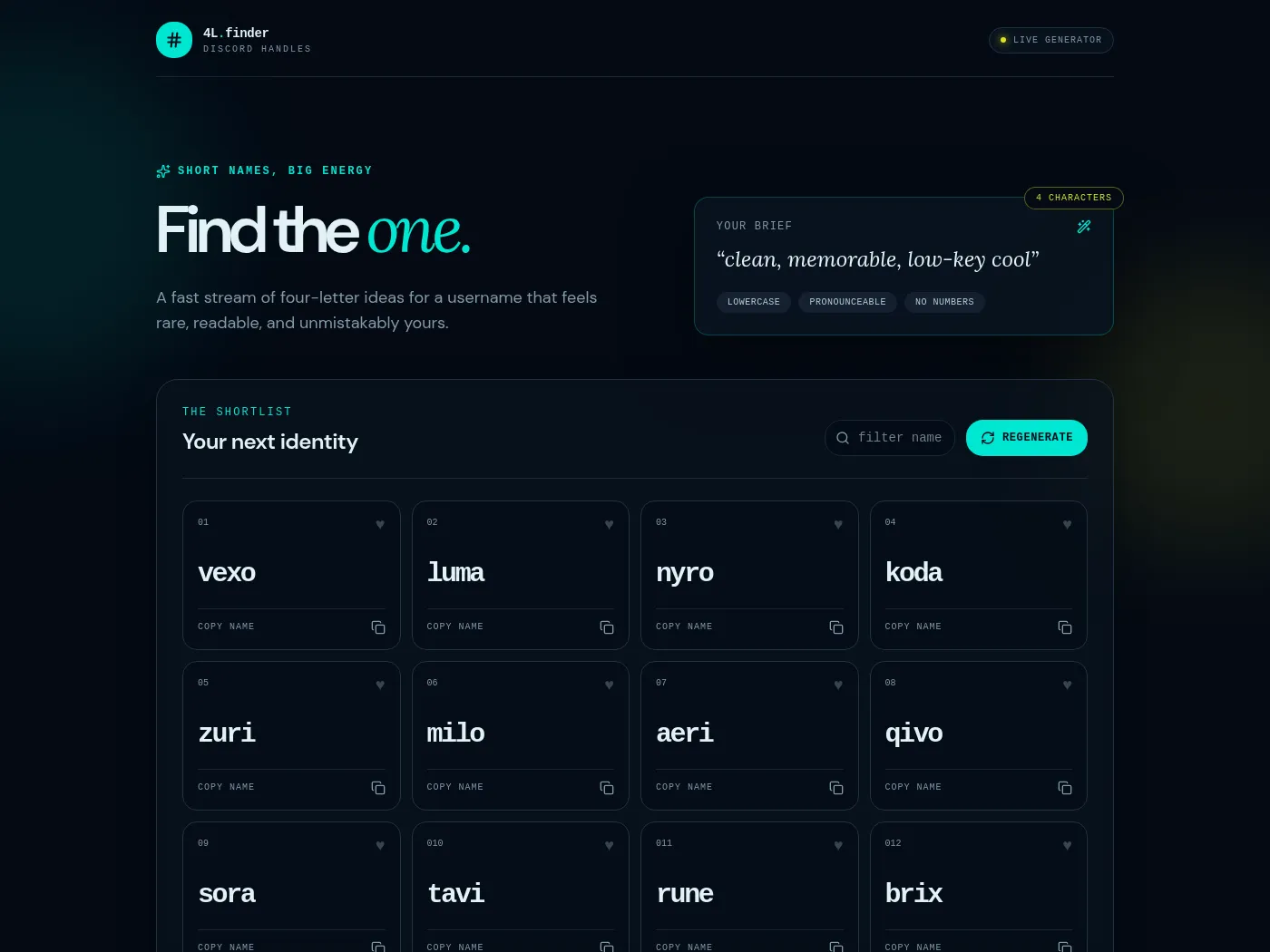 4L Discord Username Finder