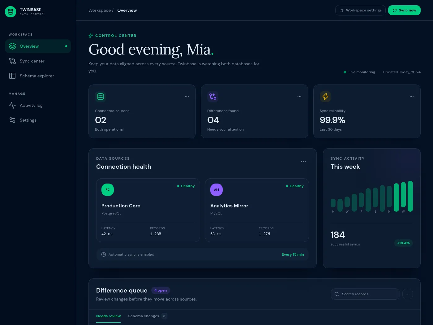 Dual Database App