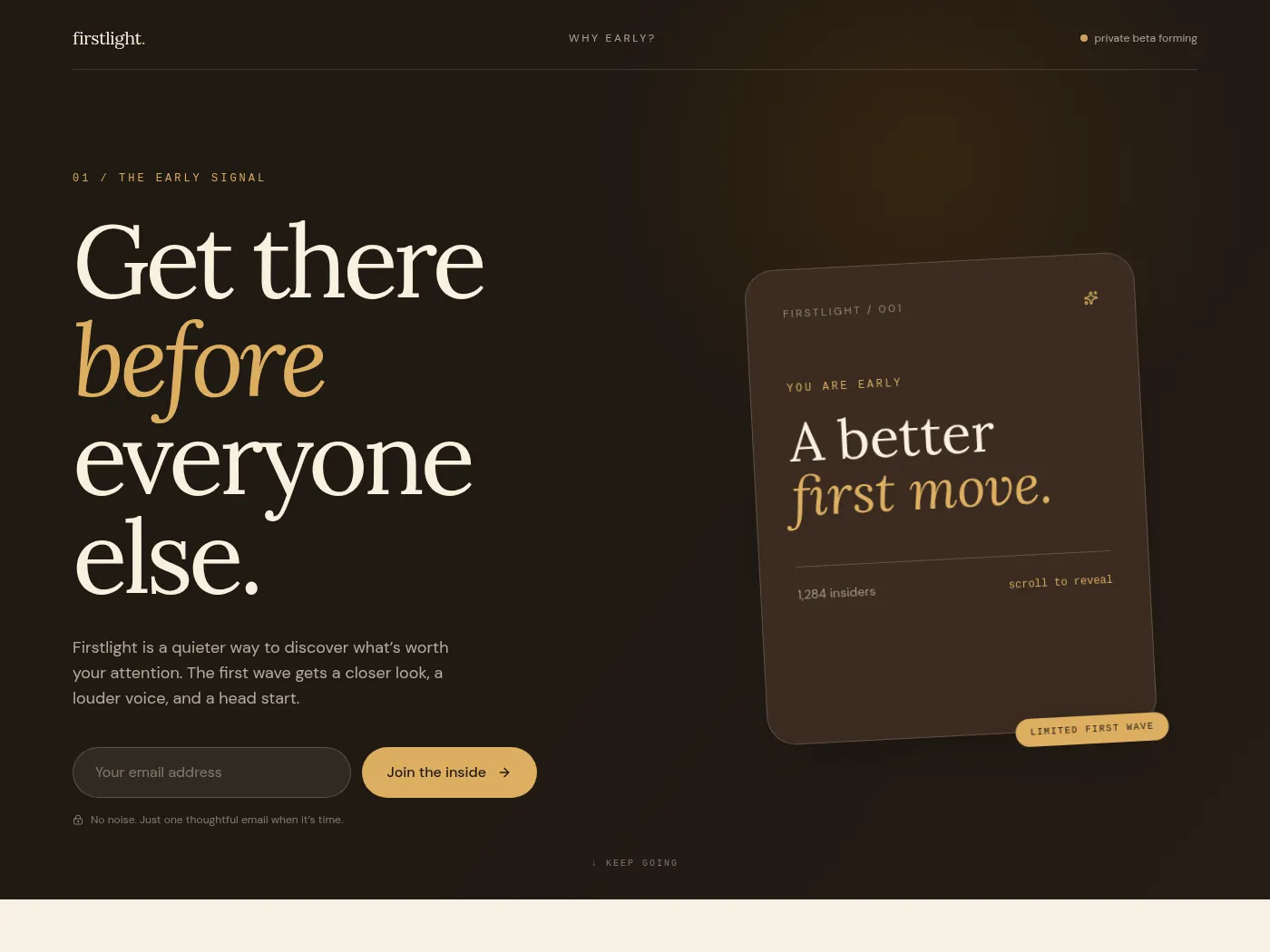 Insider Launch Waitlist