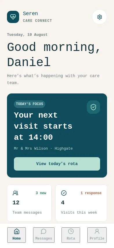 Seren Care Connect