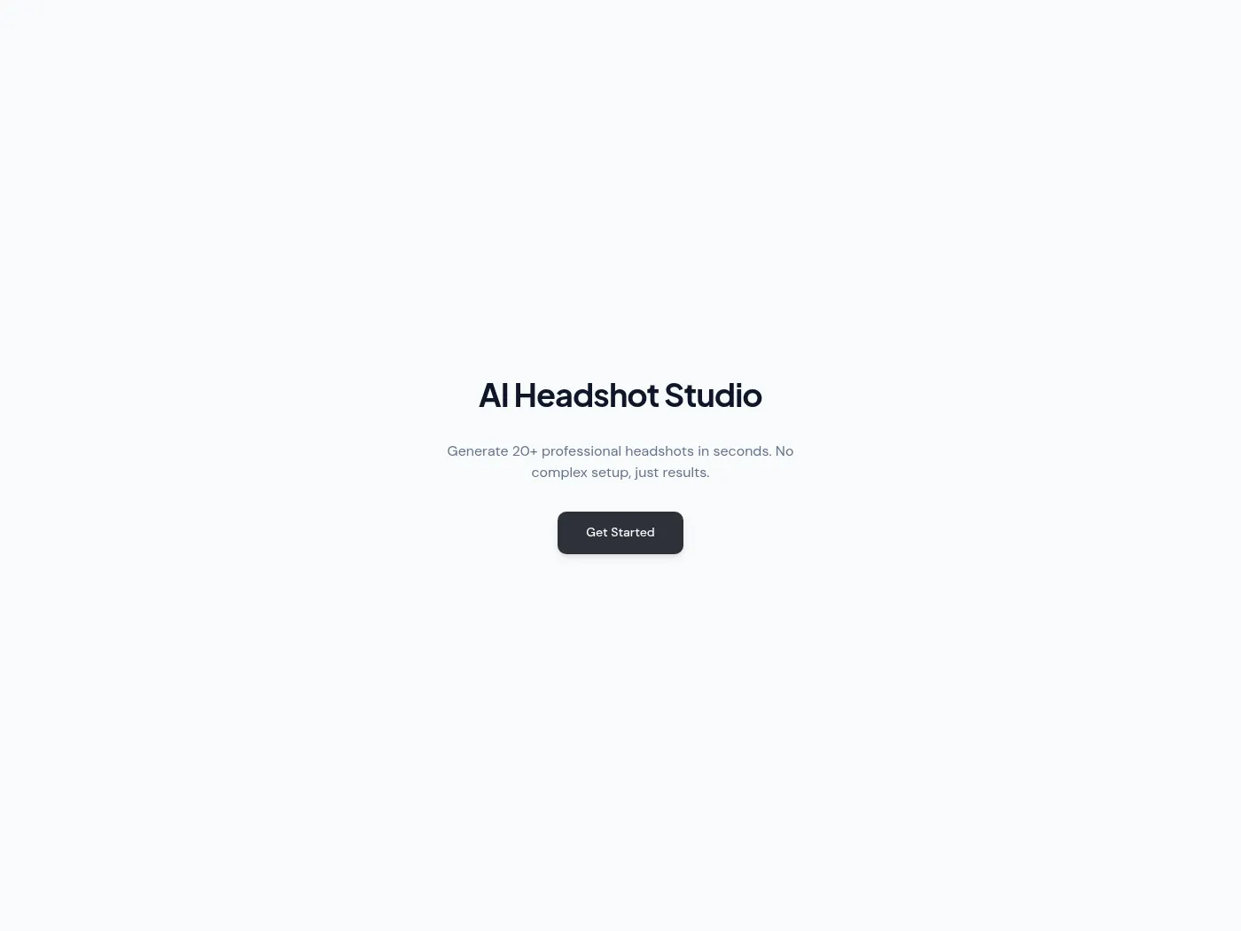 AI Headshot Studio