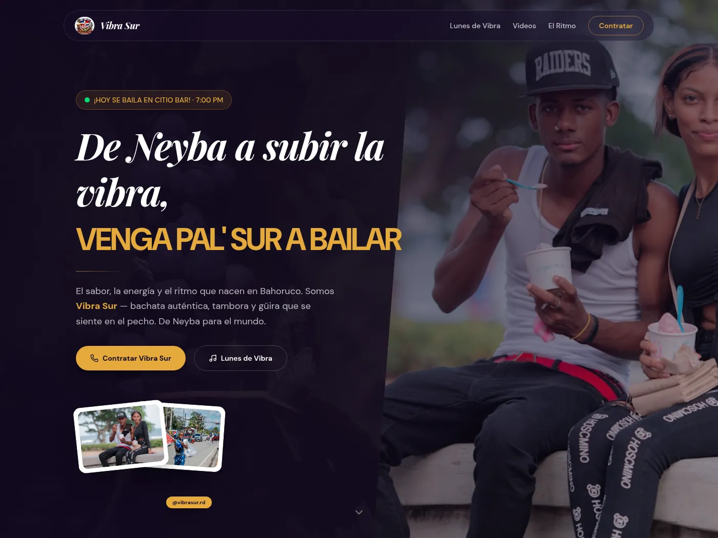 Vibra Sur Premium Landing