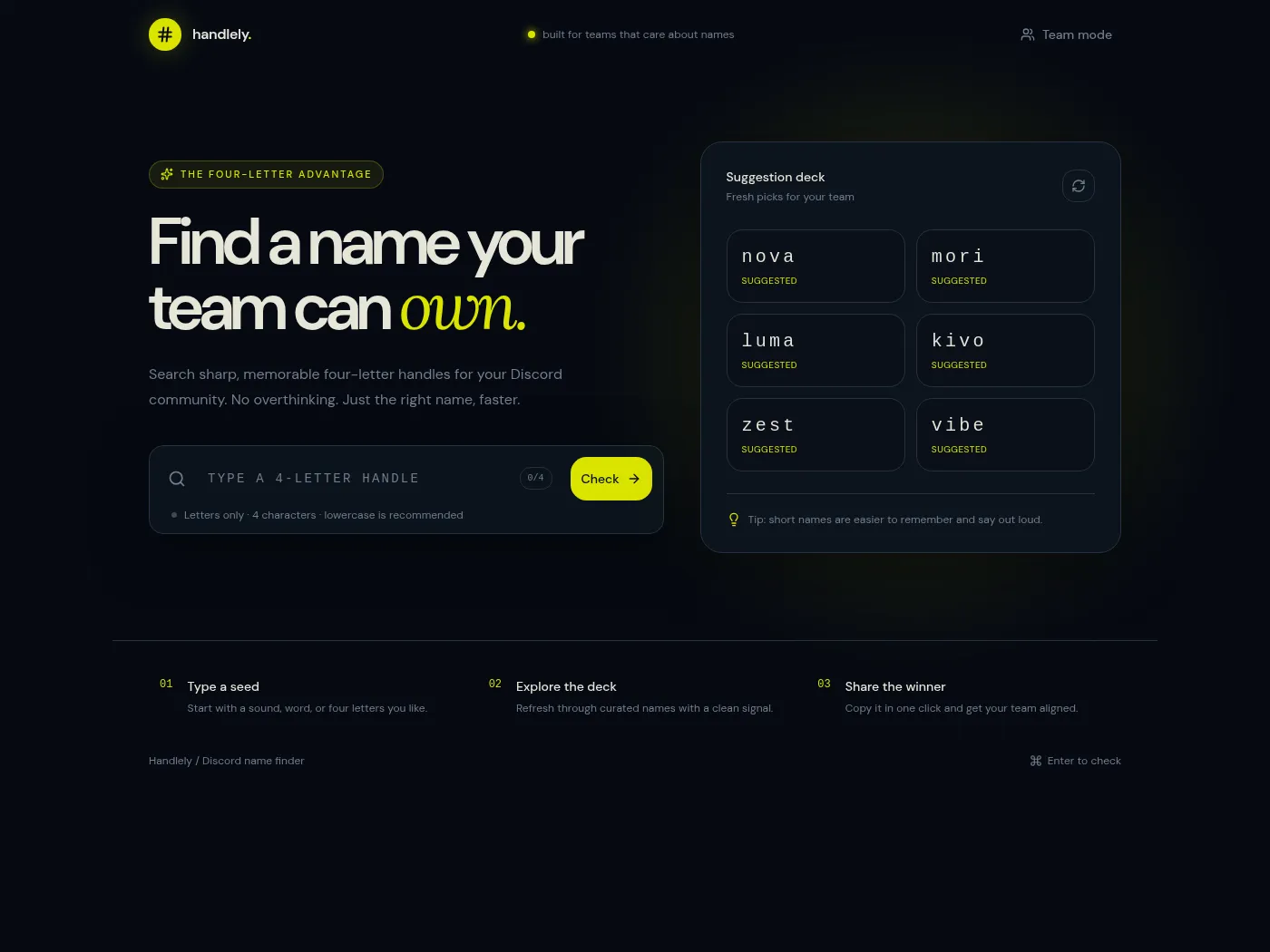Discord Name Finder