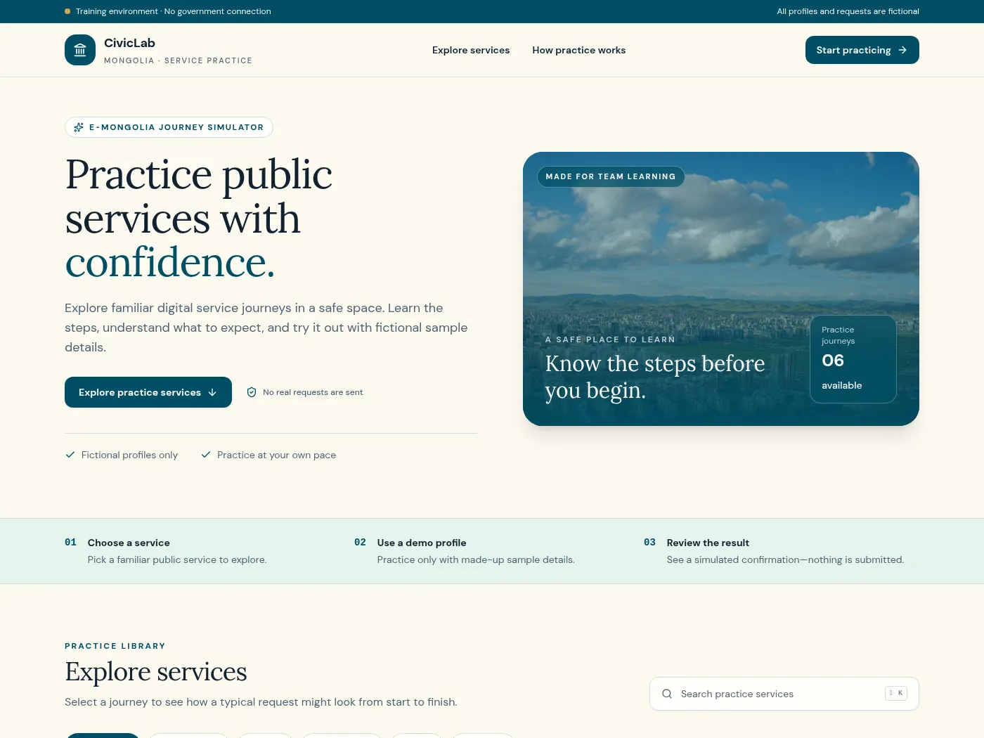 E-Gov Platform Simulator