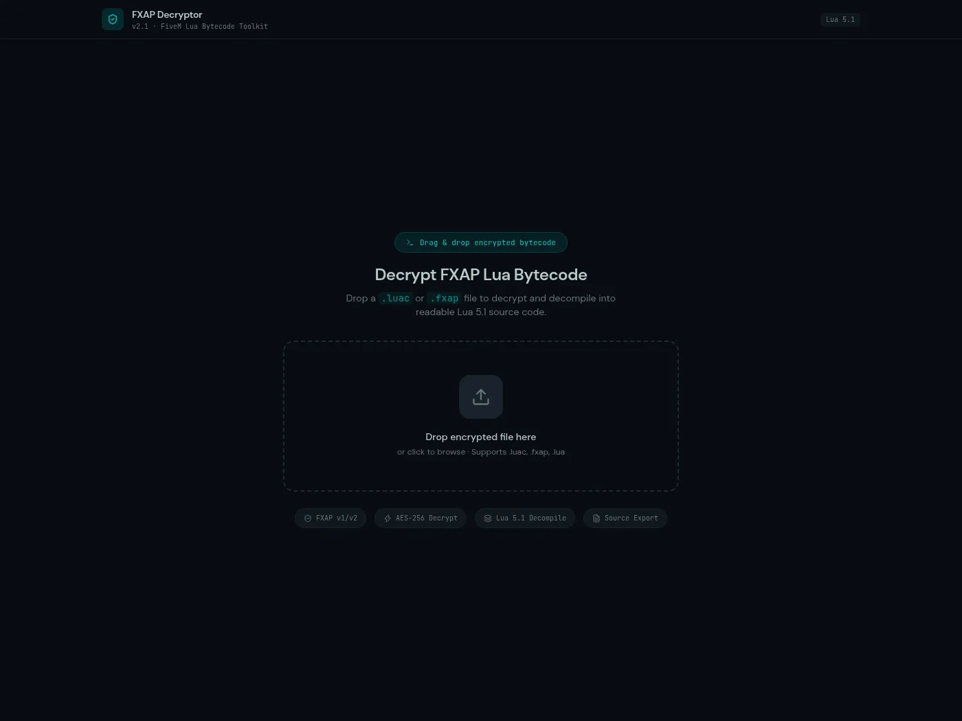 FXAP Lua Decryptor