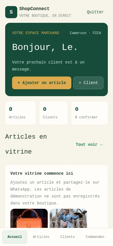 WhatsApp ShopConnect