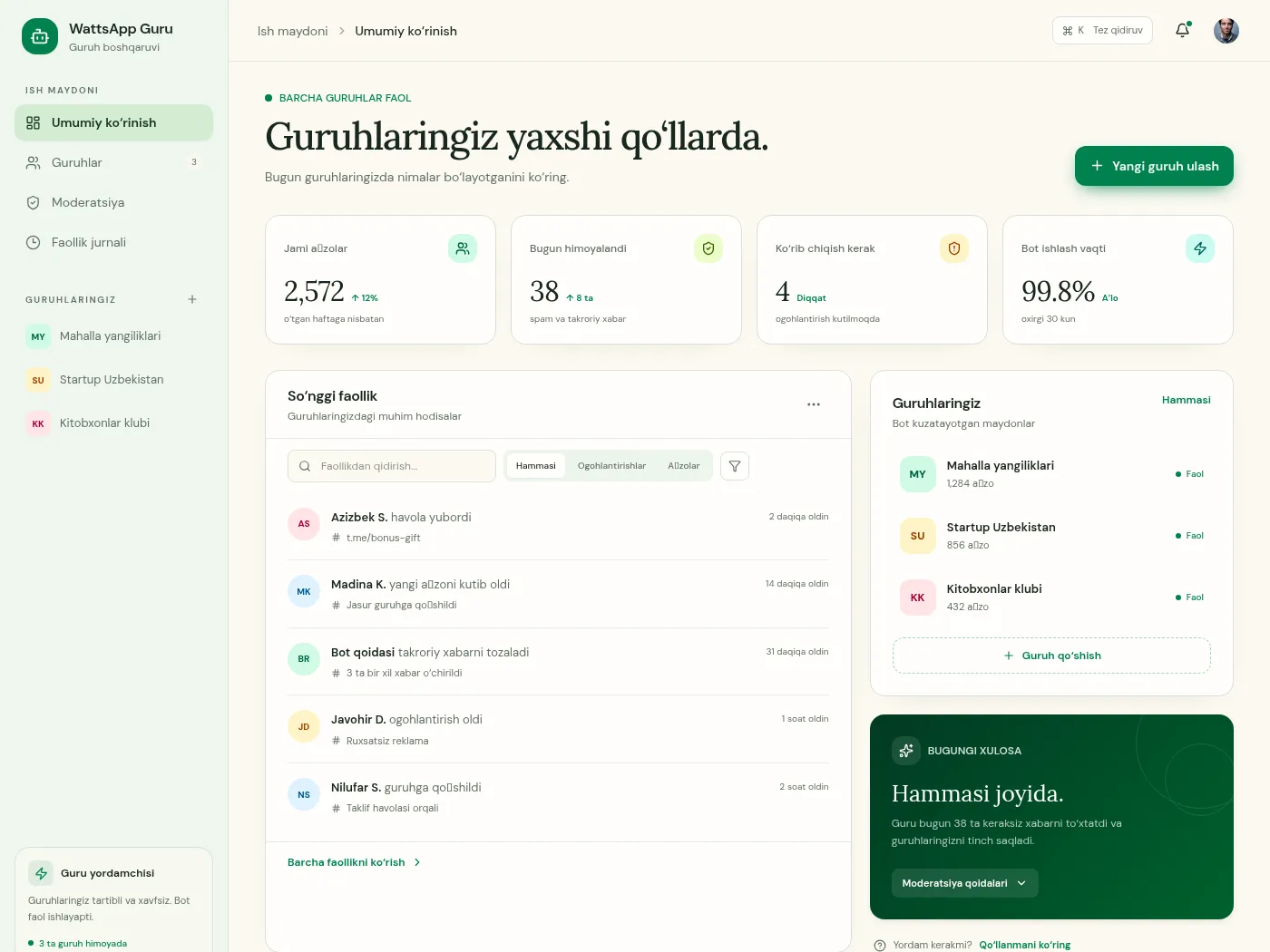 WattsApp Guru Bot