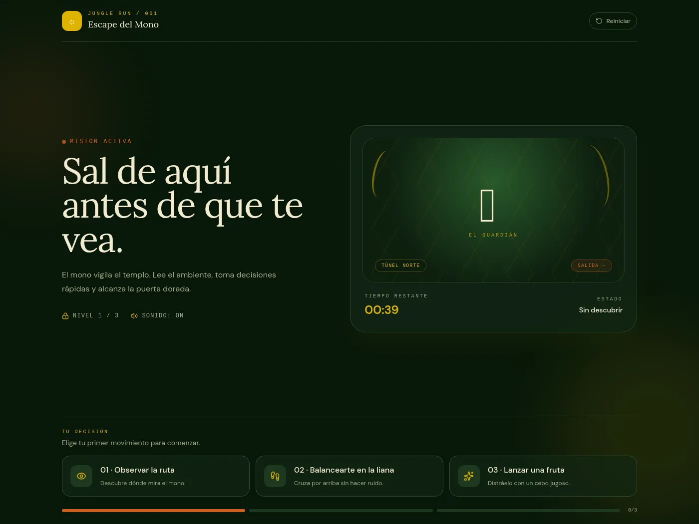 Escape the Monkey Game