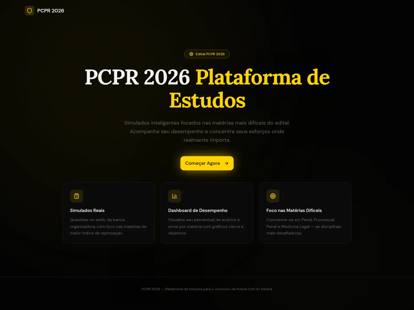 Plataforma PCPR 2026