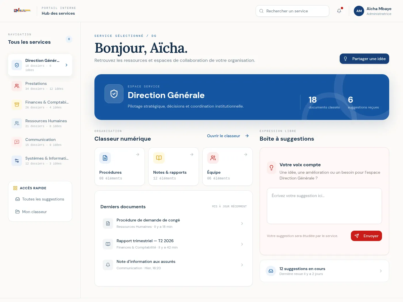 Service Interface Hub