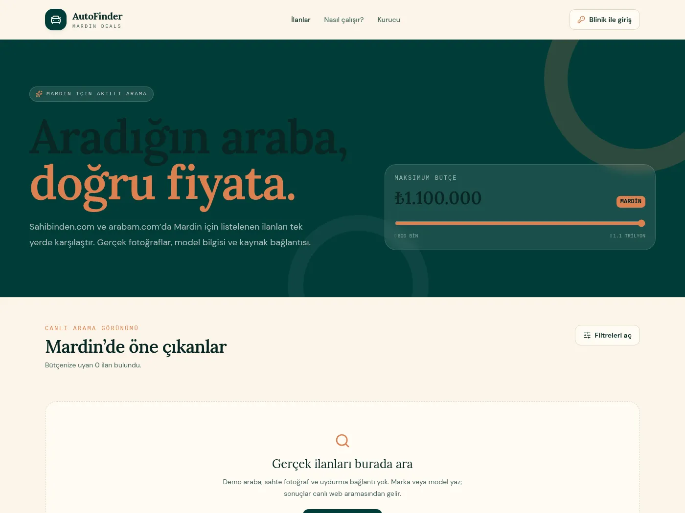 AutoFinder Mardin Deals
