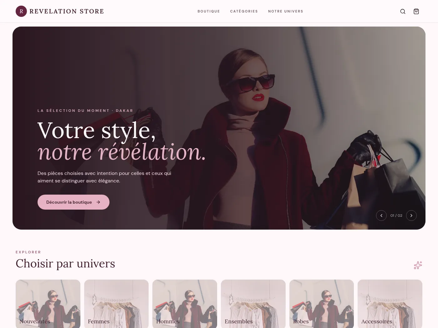 Revelation Store E-Commerce