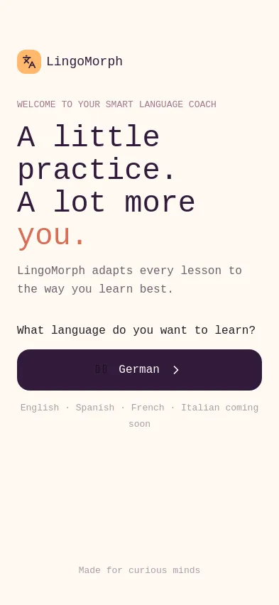 LingoMorph