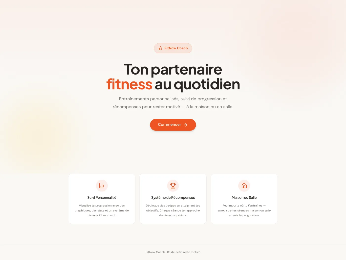 FitNow Coach