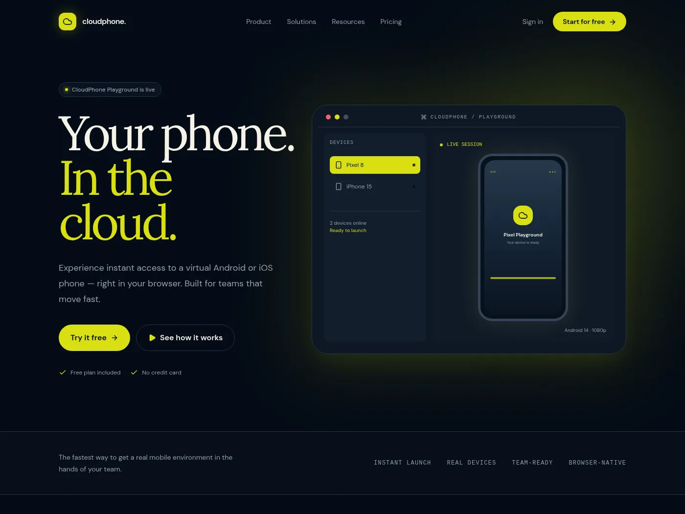 CloudPhone Playground