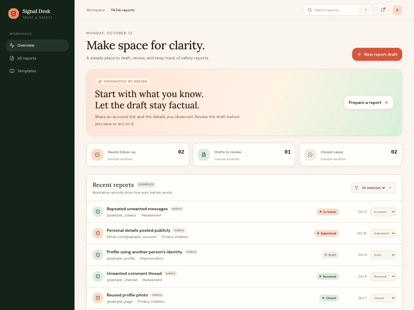 TikTok Report Bot